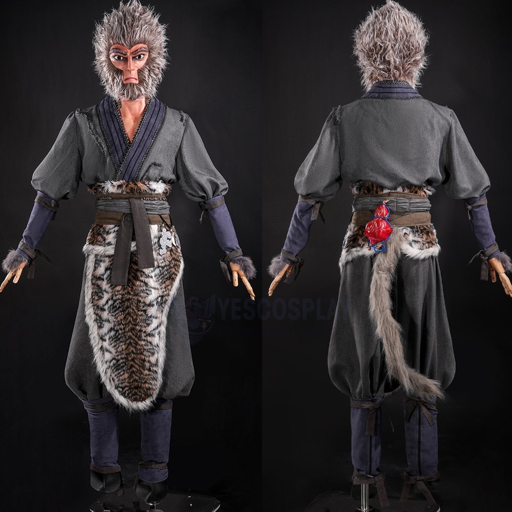 Black Myth: Wukong Cosplay Costume Halloween Outfits Deluxe - YesCosplay