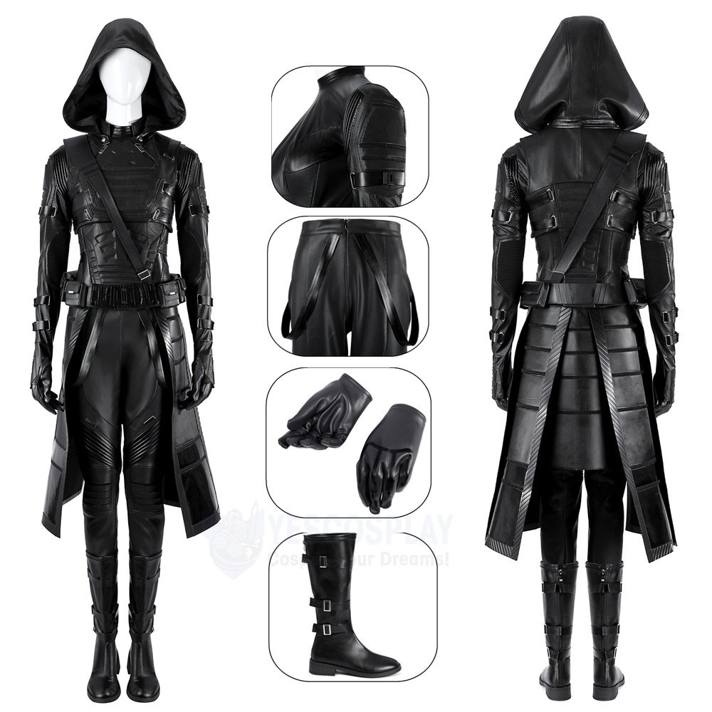 Ghost Black Leather Cosplay Costumes Thunderbolts Halloween Stealth ...